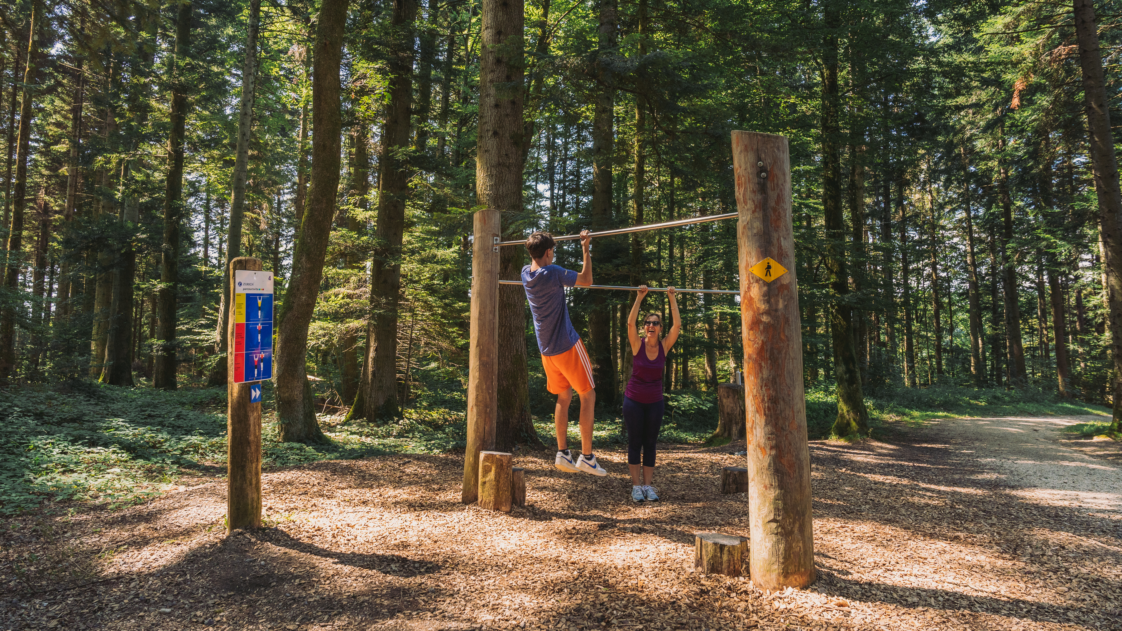 Activités en forêt à Pully | Parcours Vita et sentiers